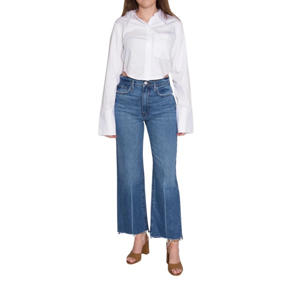 Frame Denim | Jeans | Nwt Frame Le Jane Crop Jeans High Rise Straight ...